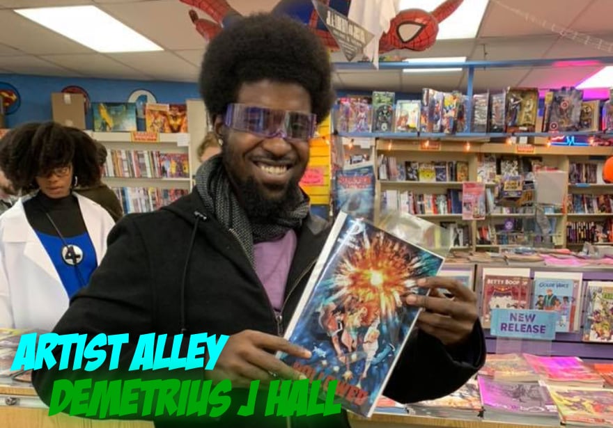 Artist Alley – Demetrius J Hall, creator of The Etherians | Don't ...